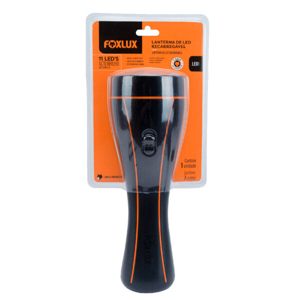 Lanterna Bivolt Recarregavel 11LED Foxlux - Lojas Aqui Tem