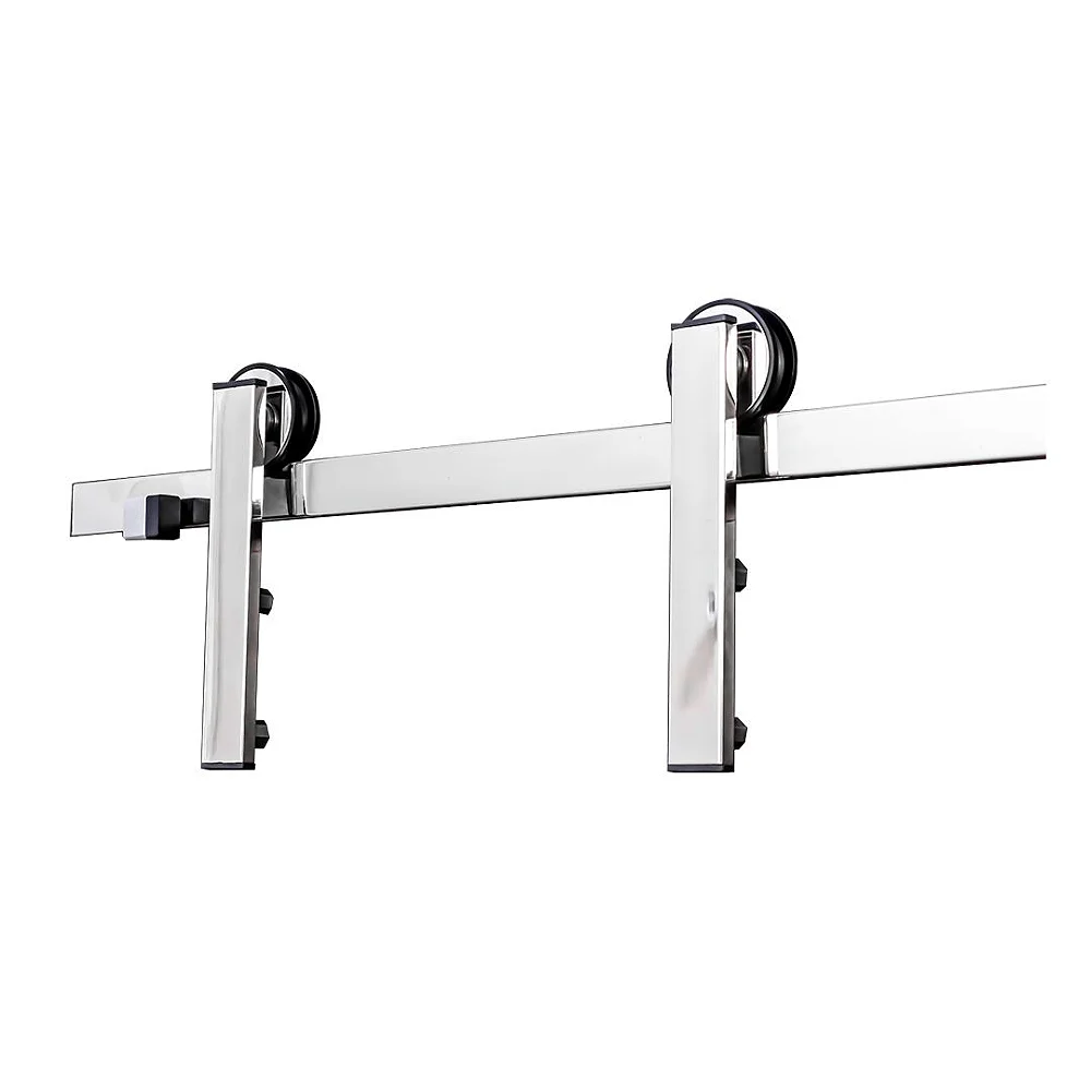 Kit Porta Correr Inox 304 Pol Trilho 2,0M Silvana - Lojas Aqui Tem
