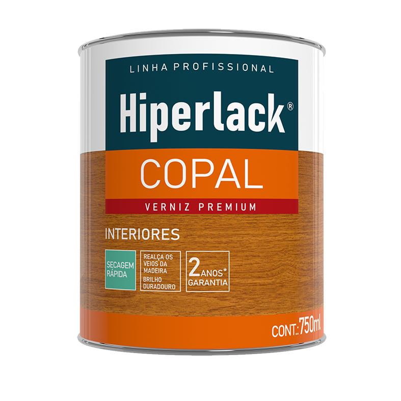 Verniz Hiperlack Copal Incolor 750ml Hipercor - Lojas Aqui Tem