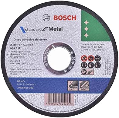 Disco Corte Inox 4o 115MM Bosch - Lojas Aqui Tem