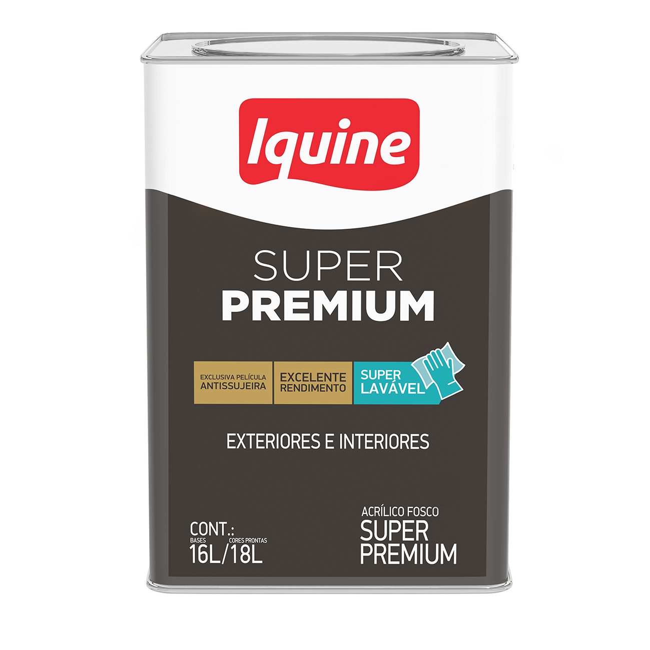 Tinta Super Premium Cores Intensas Latao Iquine - Lojas Aqui Tem