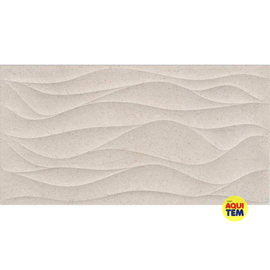 Ceramica 39x75 Wave Sand Tipo A Caixa Com 2,06m2 Incopisos - Lojas Aqui Tem